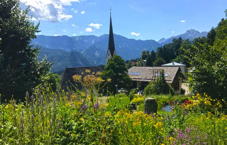 Kärnten - spätantike Grabungsstätte Irschen